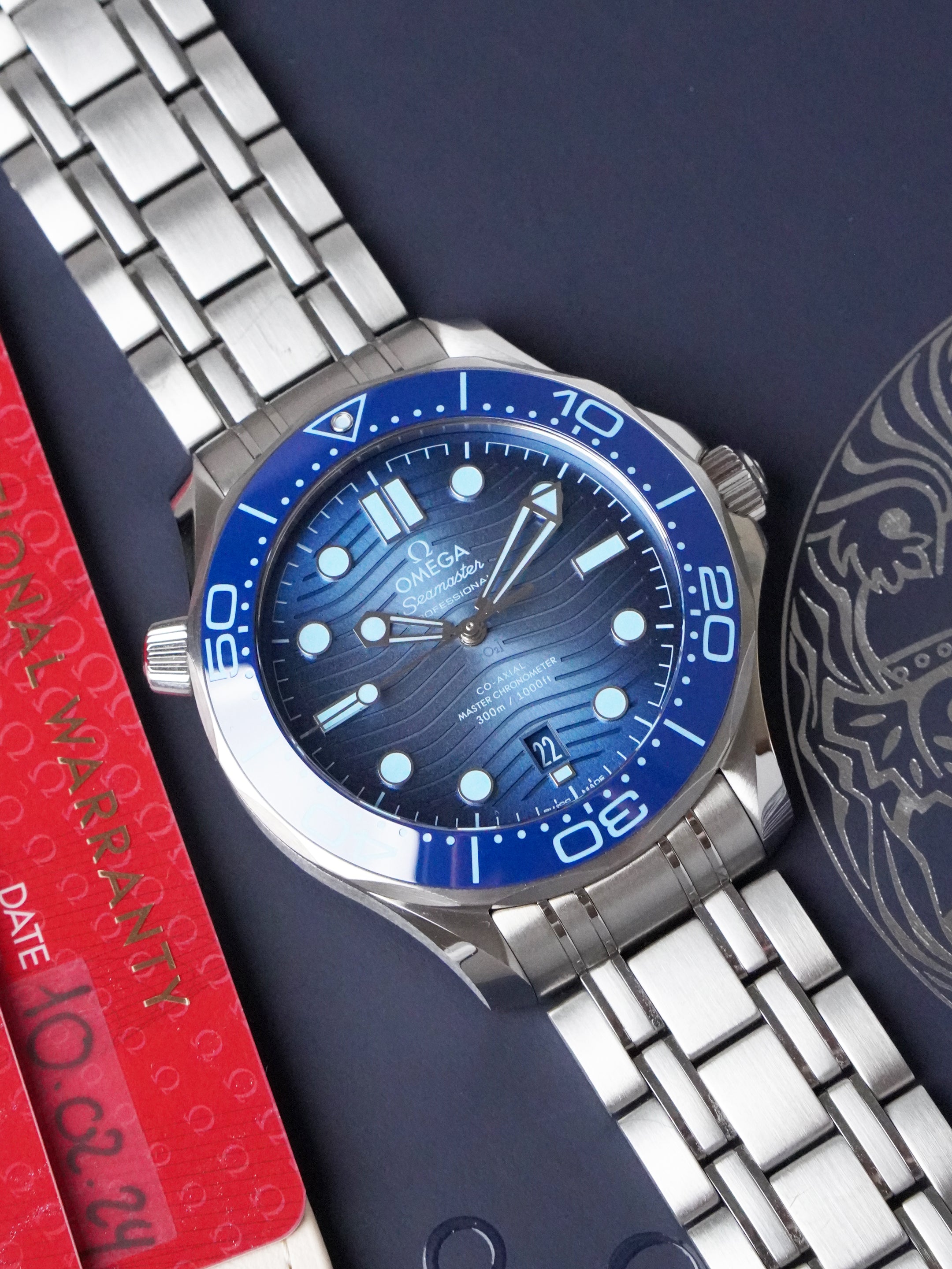 Omega Seamaster Diver 300 M "Summer Blue" 210.30.42.20.03.003 - Automa ...